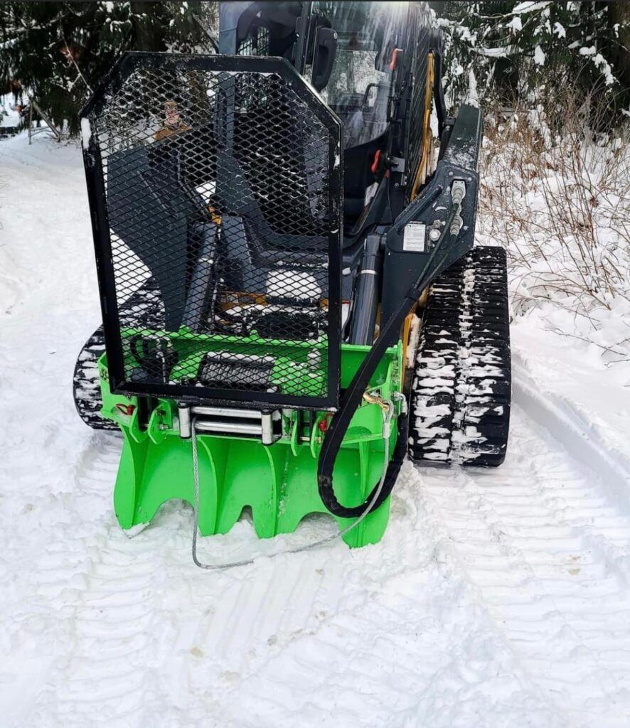 Reaper FRW-150 Skid Steer Forestry Winch | Forge Attachment Co.
