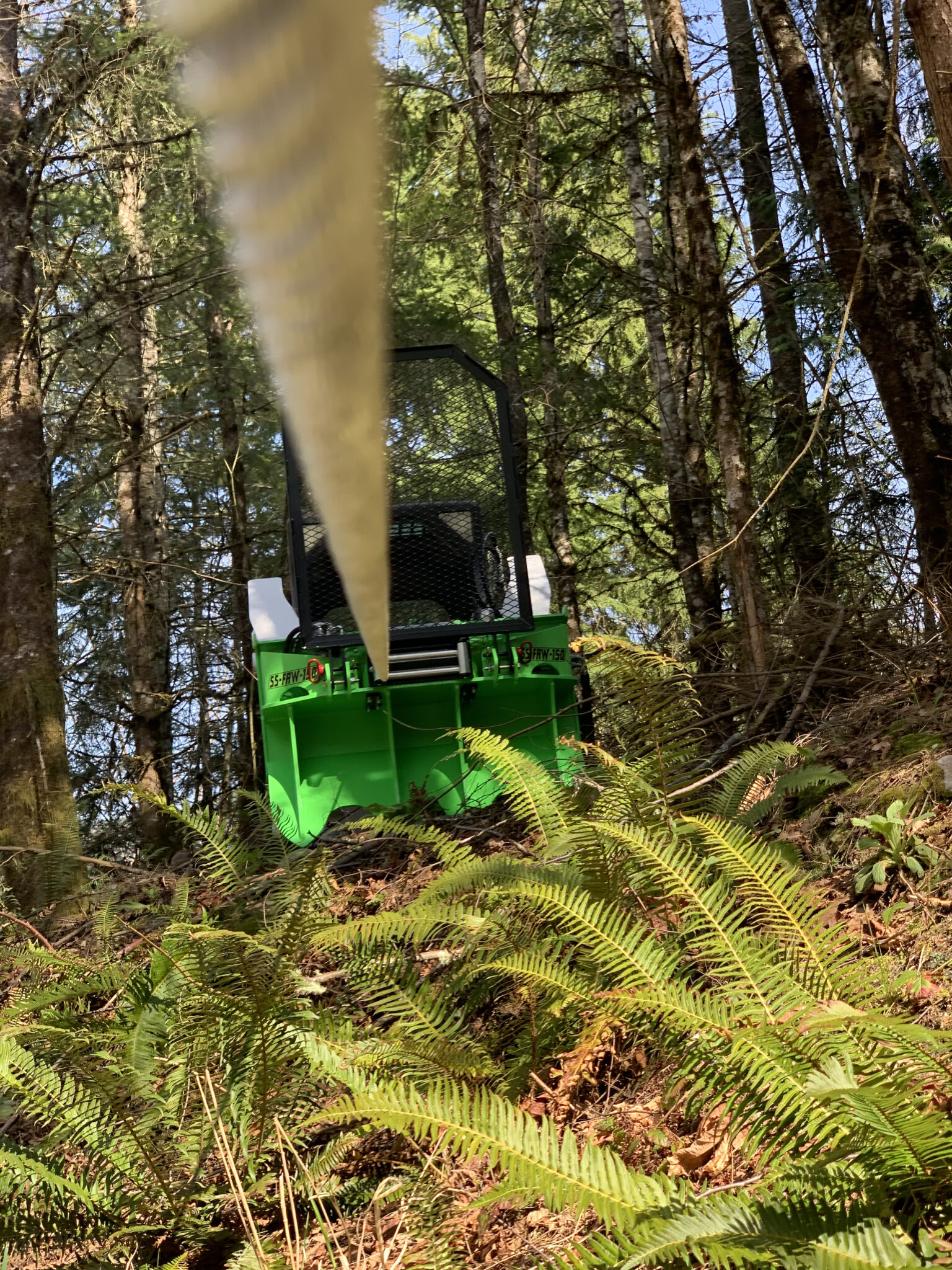 Reaper FRW-150 Skid Steer Forestry Winch | Forge Attachment Co.