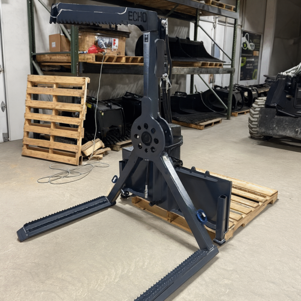 Echo Equipment Skid Steer Standard Tire Grabber | Forge Attachments