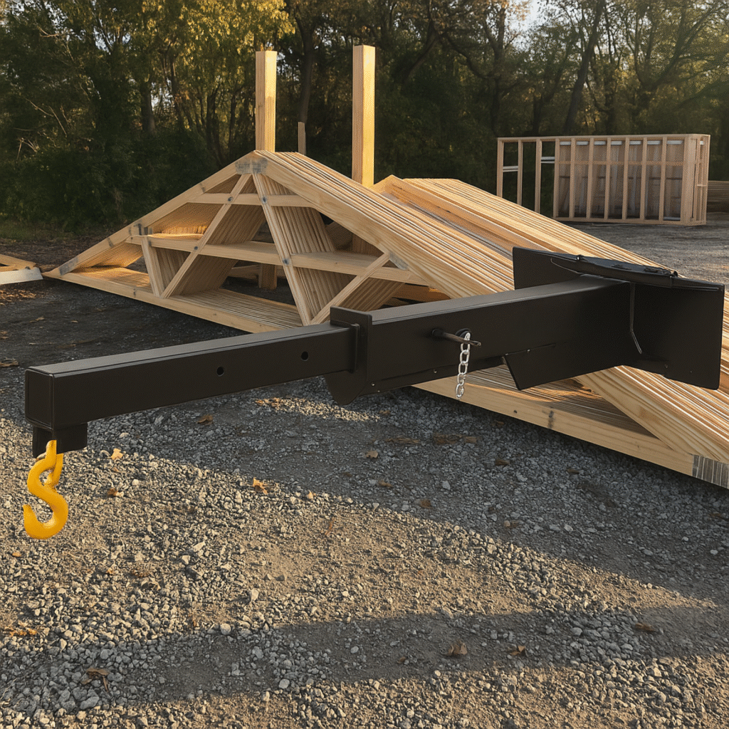 Haugen Skid Steer Industrial Jib | Forge Attachments