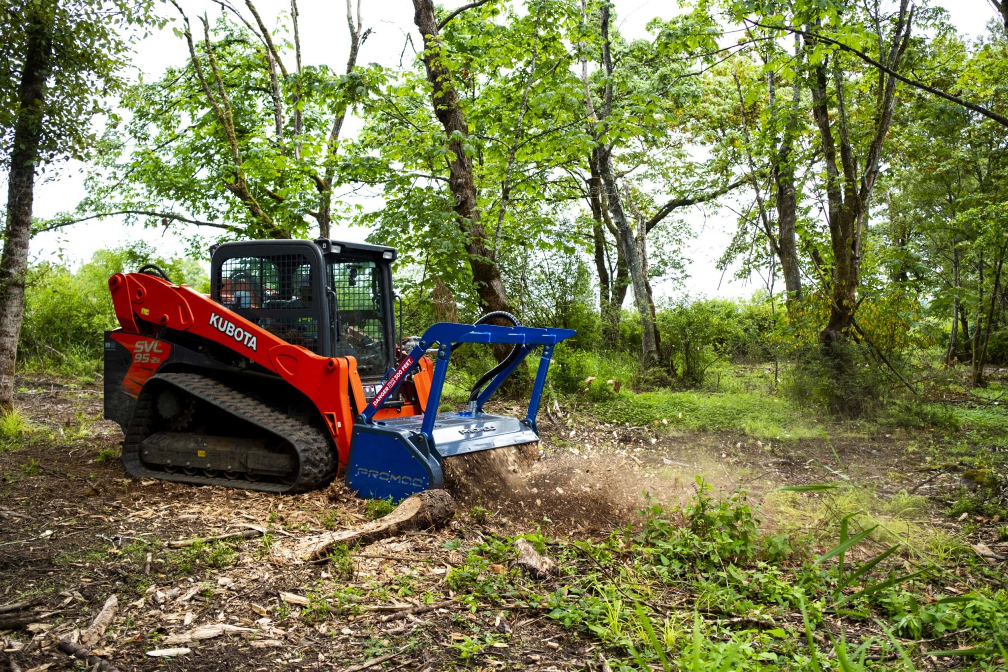 Promac HSM Series High Flow Skid Steer Mulcher | Forge Attachments