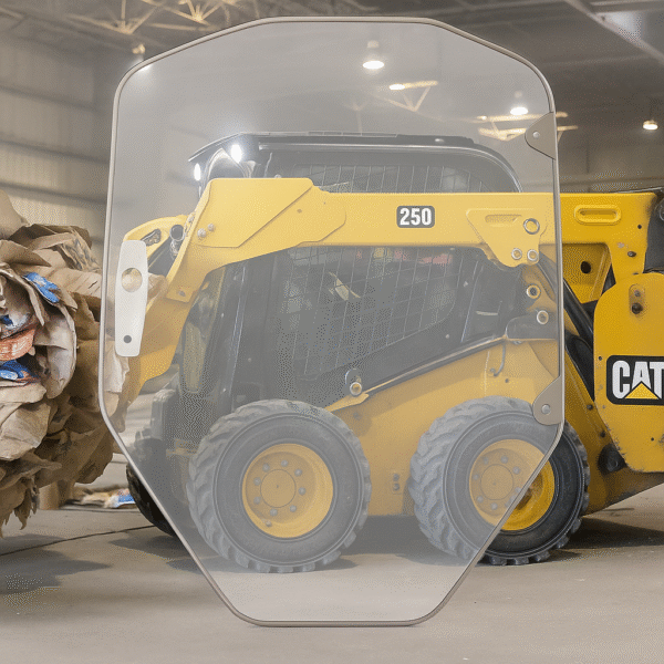 Shields CAT 250-285 Series CTL 1/2" Polycarbonate Door | Forge Attachments