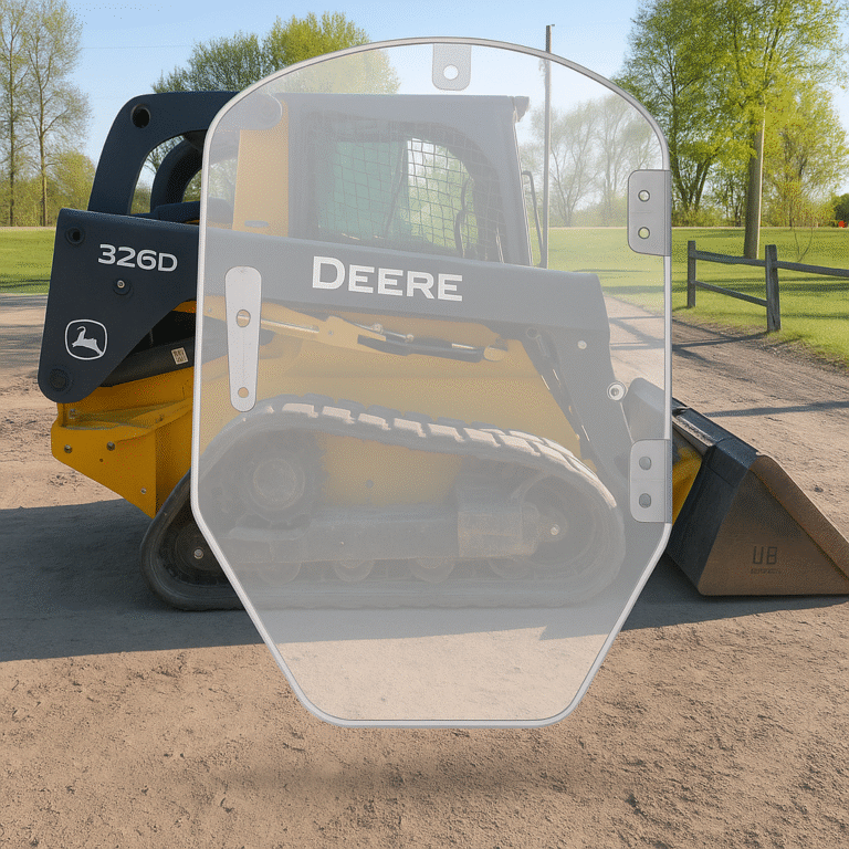 Shields John Deere D Series 1/2" Polycarbonate Door | Forge Attachments