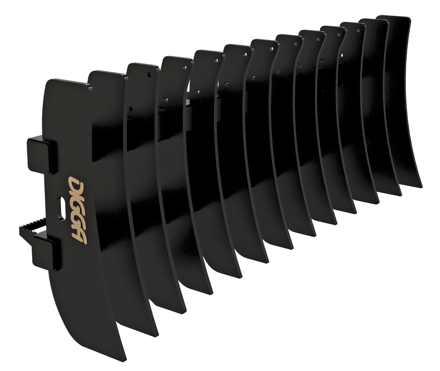 Digga Skid Steer Root Rake | Forge Attachments