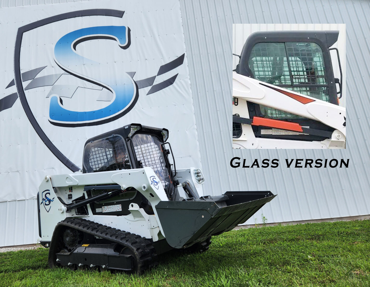 Shields Bobcat M Series Skid Steer Polycarbonate Side Windshield ...